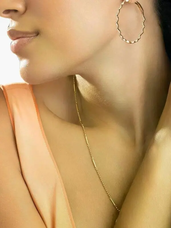 GRAZIELA Rio Diamond Hoop Earrings
