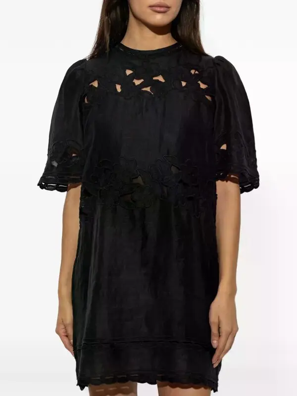 Isabel Marant Étoile Reldine Cut-out Embroidered Mini Dress