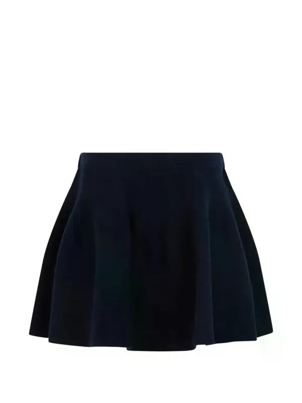 LISA YANG Knitted Flared Mini Skirt