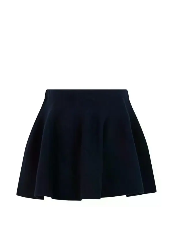 LISA YANG Knitted Flared Mini Skirt