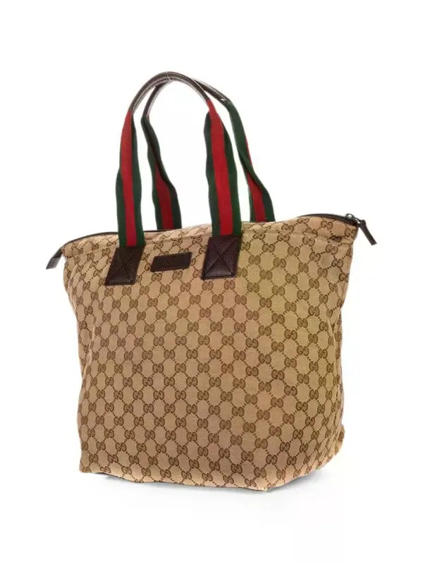 Gucci Gg Supreme Web Tote Bag