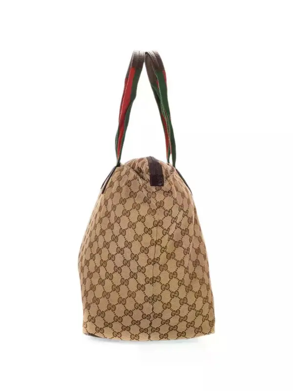 Gucci Gg Supreme Web Tote Bag