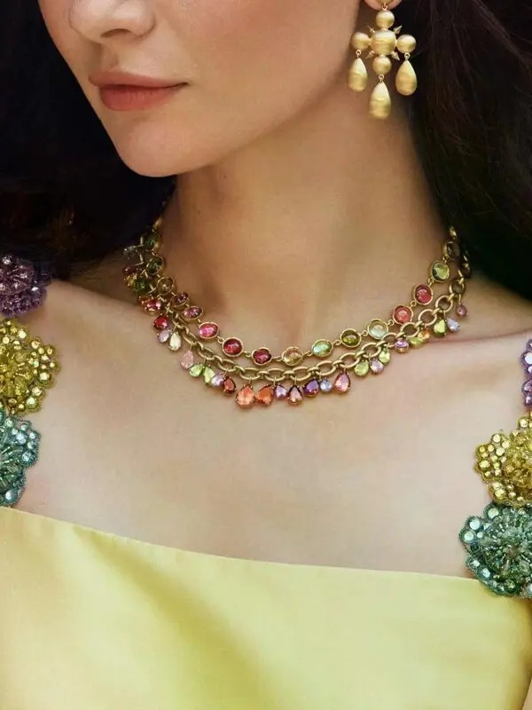Irene Neuwirth Tourmaline Link Necklace