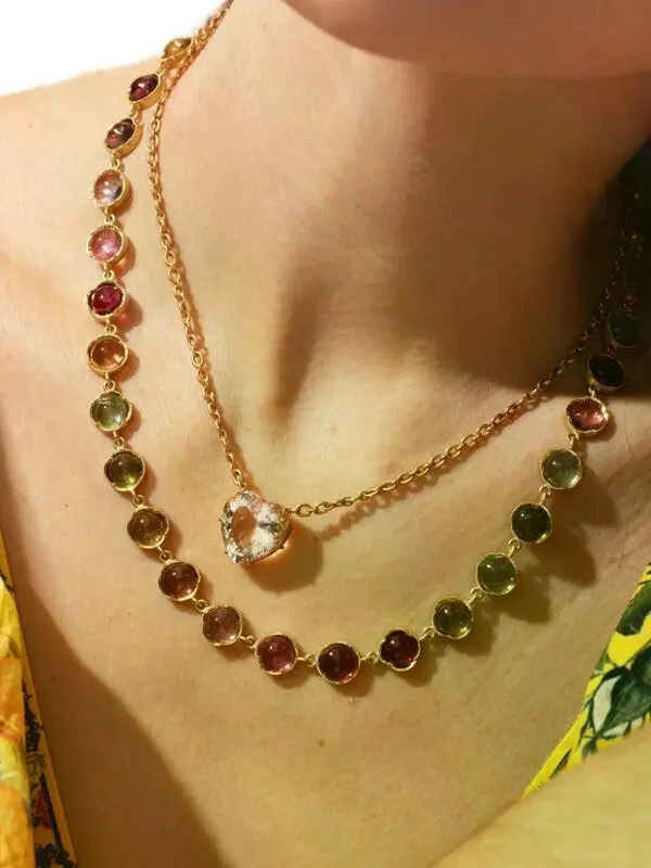 Irene Neuwirth Tourmaline Link Necklace