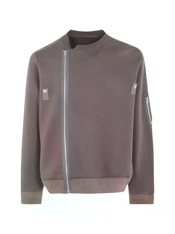 Sacai Zip-detail Sweatshirt