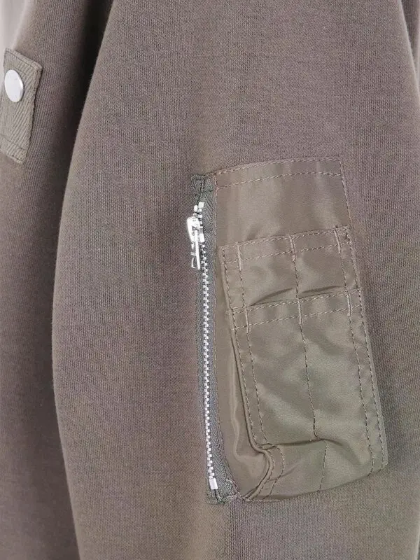 Sacai Zip-detail Sweatshirt