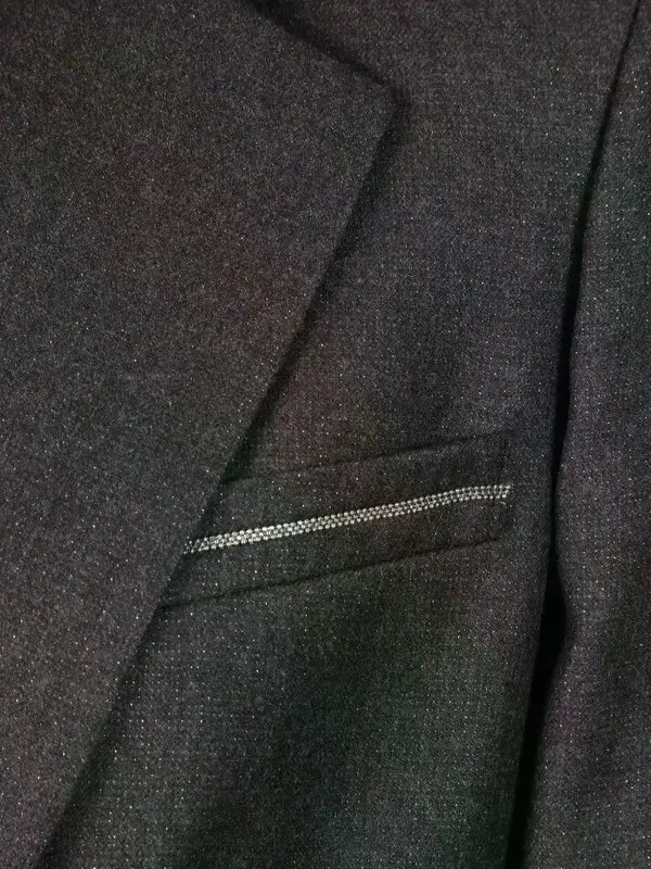 Peserico Single-breasted Blazer With Bead Embellishment