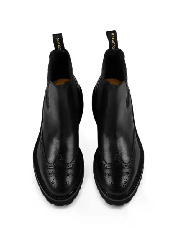DOUCAL'S Brogue-detail Ankle Boots