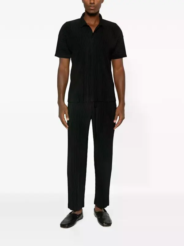 Issey Miyake Pleated Straight-leg Trousers