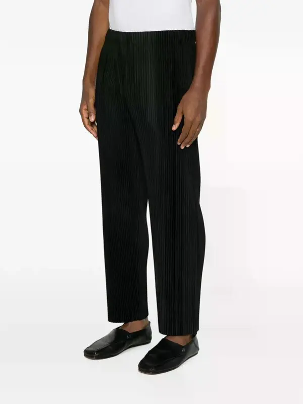 Issey Miyake Pleated Straight-leg Trousers