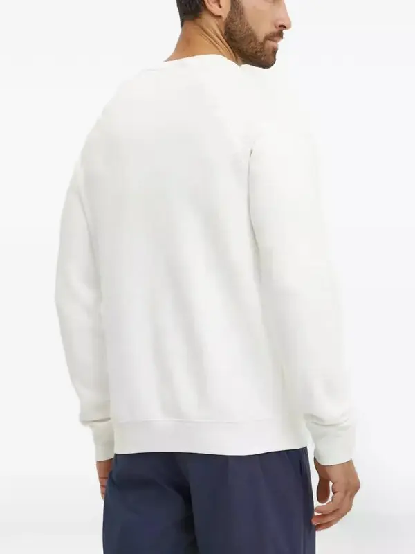 Guess Logo-embossed Raglan-sleeve Sweater