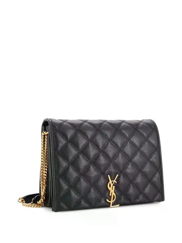 Saint Laurent Becky Quilted Leather Small Shoulder Bag