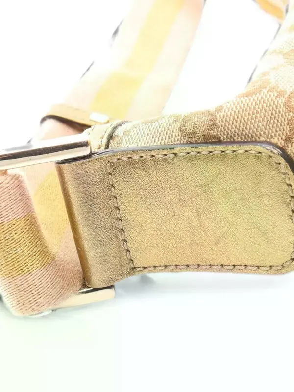 Gucci 2000s Gg Canvas Shoulder Bag - Neutrals