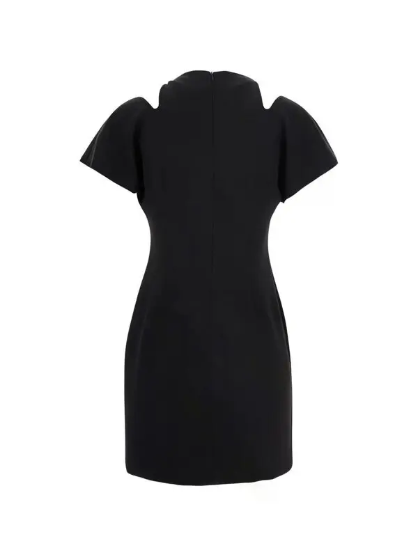 Federica Tosi Cut-out Shoulder Cowl-neck Mini Dress