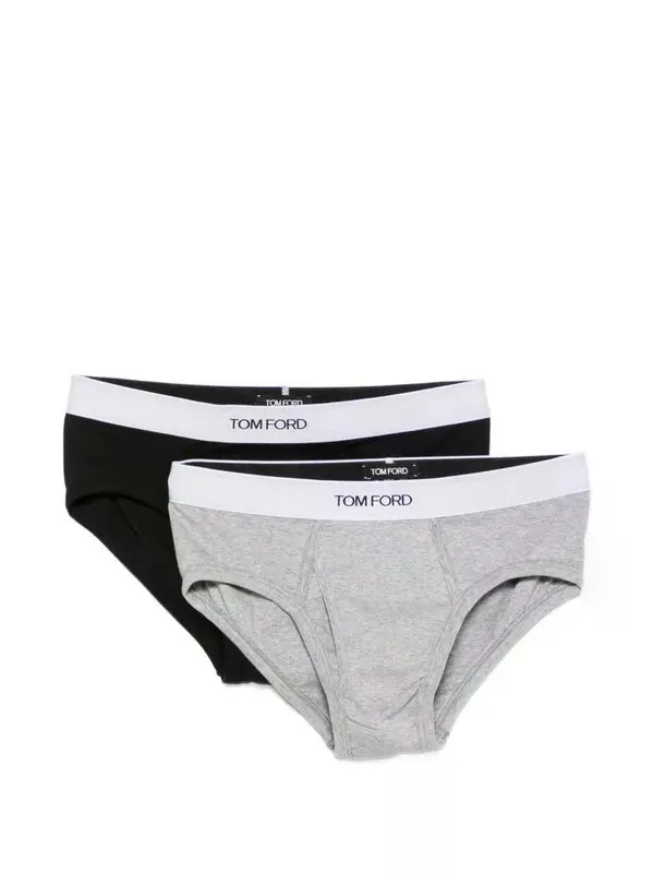 TOM FORD Logo-waistband Cotton Briefs