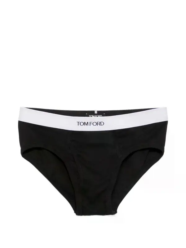 TOM FORD Logo-waistband Cotton Briefs