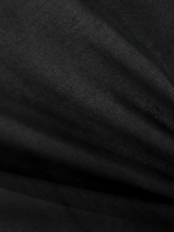 AMOMENTO Sheer Slim-fit Shirt
