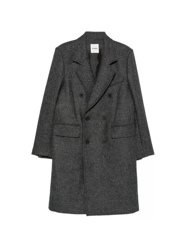 Sandro Achille Double-breasted Coat