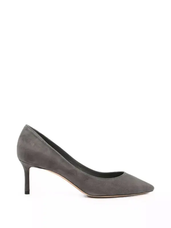 JIMMY CHOO Romy Pointed-toe Pumps - Grey