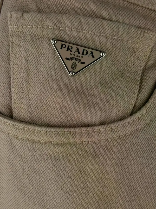Prada Logo-plaque Jeans