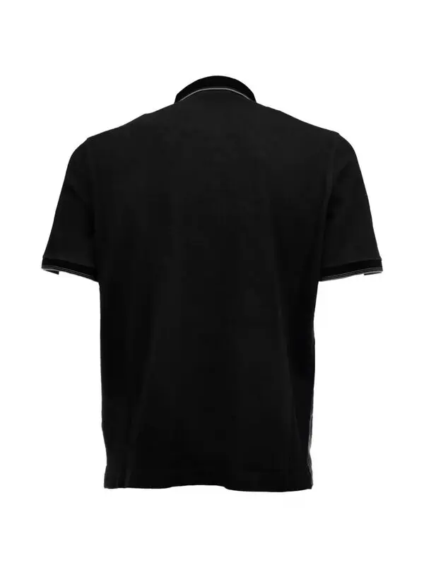 Prada Logo-patch Short-sleeve Polo Shirt