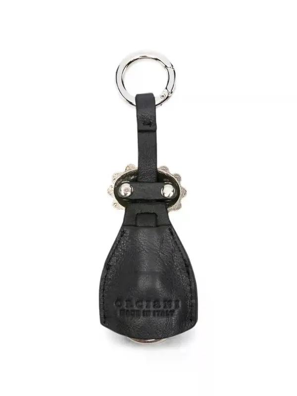 Orciani Embellished Leather Keyrings