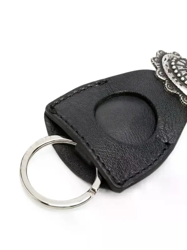 Orciani Embellished Leather Keyrings