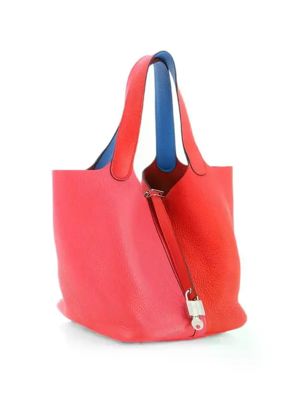 Hermès Casaque Picotin Lock Bag Clemence Mm Bucket Bag