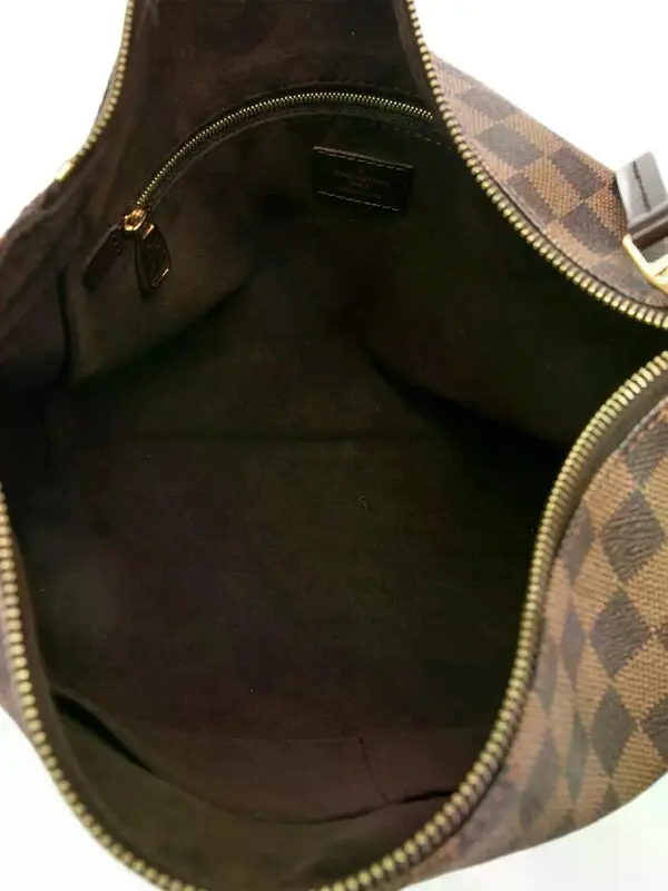 LOUIS VUITTON Damier Ebene Portobello Pm Shoulder Bag - Brown