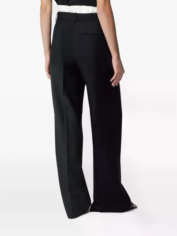 RÓHE Boxer-detailed Pleated Trousers
