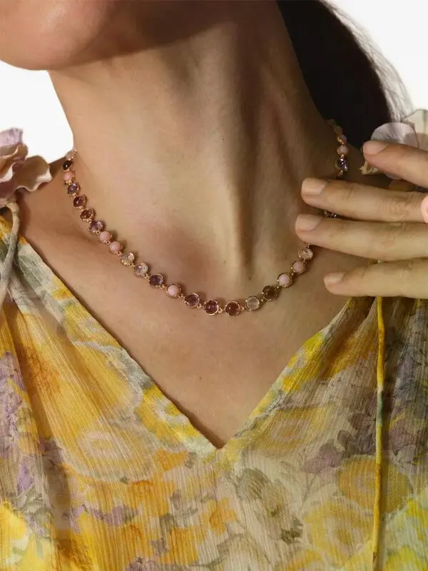 Irene Neuwirth Small Classic Link Multi-stone Necklace