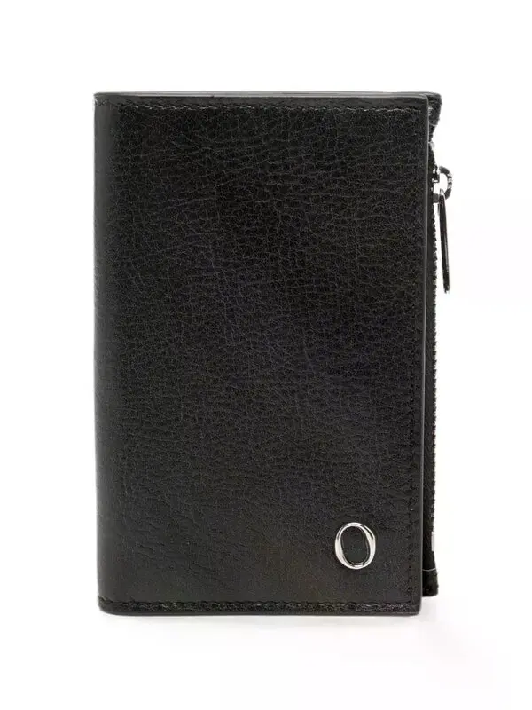 Orciani Logo-plaque Bifold Wallet - Black