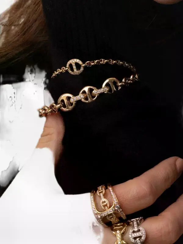 Hoorsenbuhs Tri-link Diamond Ring
