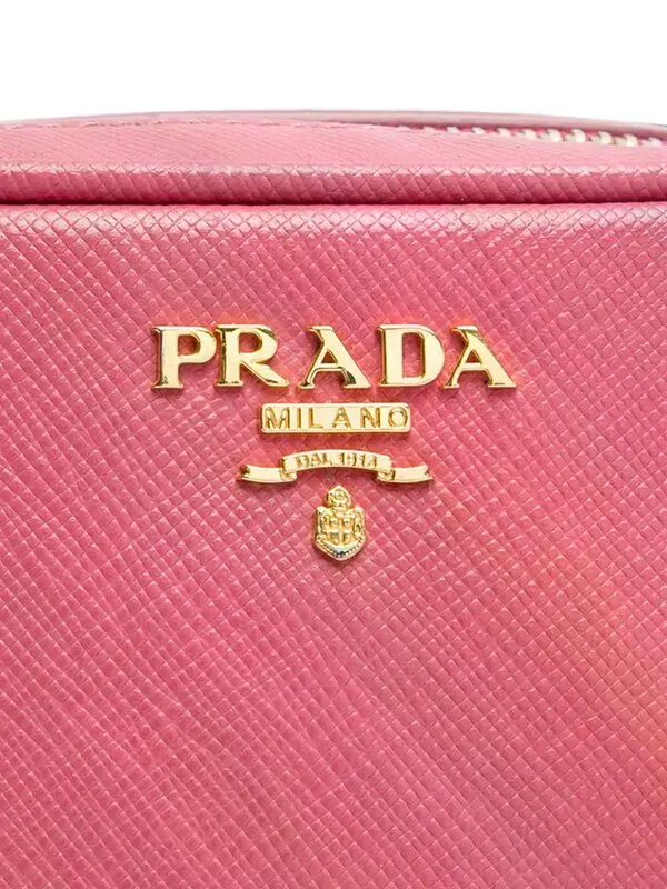 Prada Mini Saffiano Lux Camera Bag - Pink
