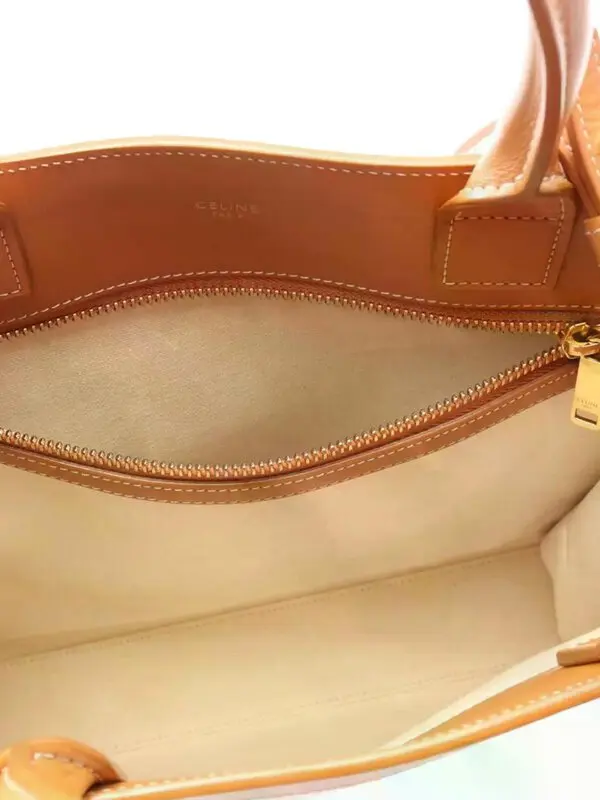 Celine Vertical Cabas Satchel - Brown