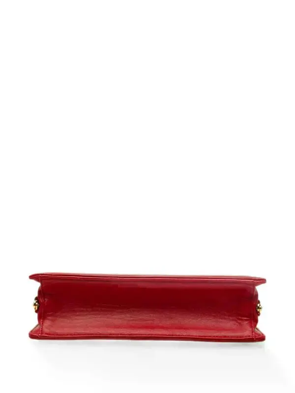 Miu Miu 2010-2026 Matelasse Lambskin Kiss Lock Solitaire Satchel