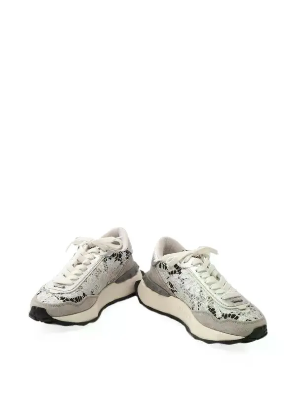 Valentino Garavani 2010s Race Runner Lace-panel Sneakers