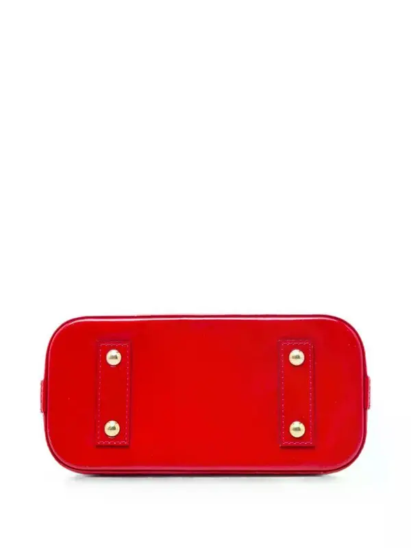 LOUIS VUITTON 2015 Monogram Vernis Alma Bb Satchel