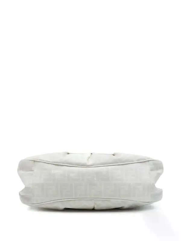 Fendi Zucca Spalmati Chef Shopper Tote Bag - White
