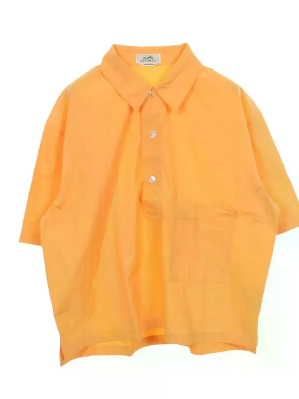 Hermès 2010s Front-pocket Short-sleeved Polo Shirt