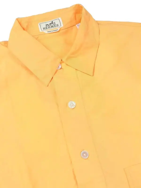 Hermès 2010s Front-pocket Short-sleeved Polo Shirt