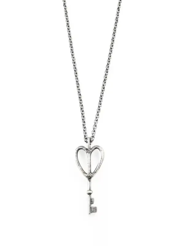 POISONED HEARTS Heart-key Pendant Necklace