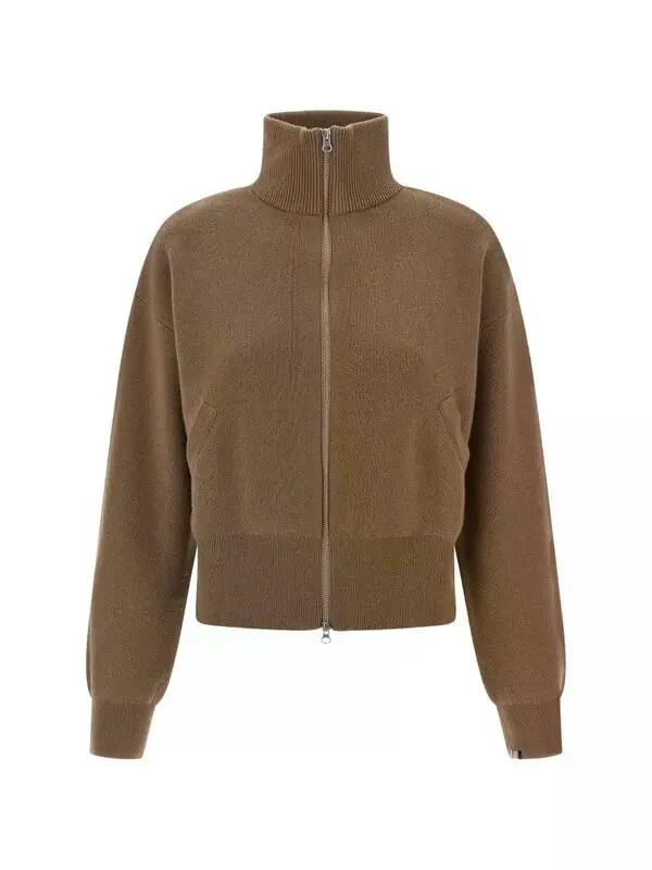 Extreme Cashmere Xtra Cute Jacquard-knit Cardigan - Brown