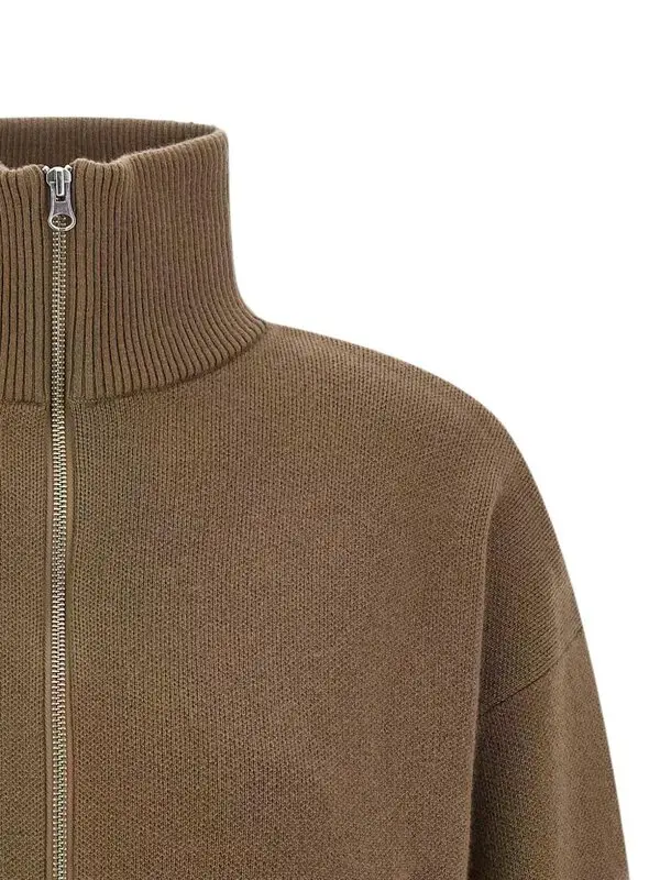 Extreme Cashmere Xtra Cute Jacquard-knit Cardigan - Brown