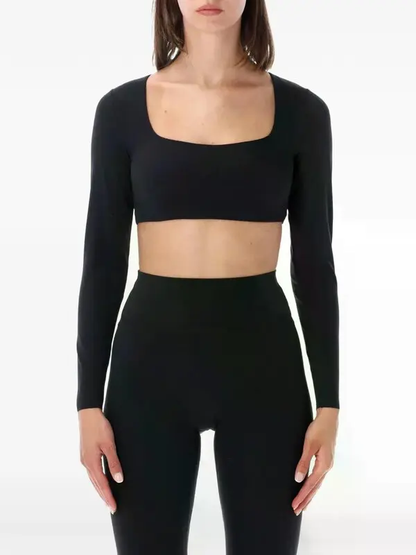 Nike Zenvy Light-support Padded Long-sleeve Sports Bra - Black