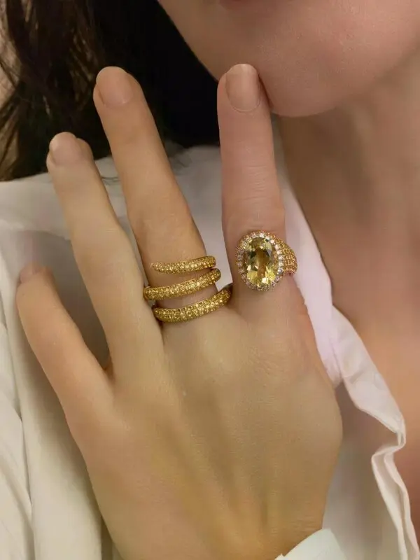 STEFERE Multi-stones Ring