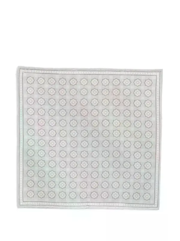 Eleventy Geometric-print Pocket Square