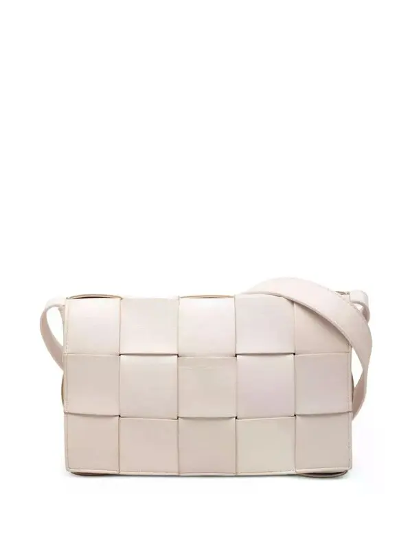 Bottega Veneta Nappa Intrecciato Cassette Crossbody Bag - Pink