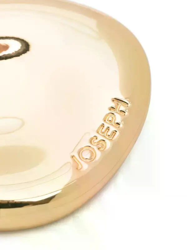 JOSEPH Logo-engraved Bean Brooch