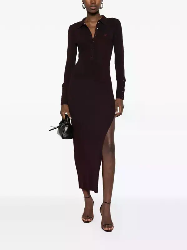 COURREGES Robe Sleeveless Maxi Dress